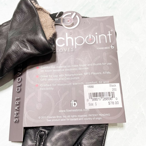 Fownes Brothers | Accessories | Fownes Bros Black Genuine Leather ...